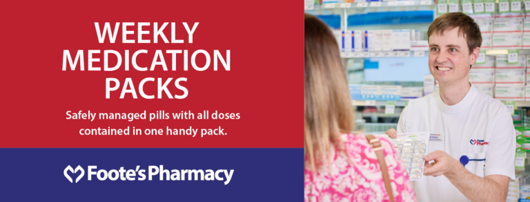 Weekly Medication Packs | Foote's Pharmacies